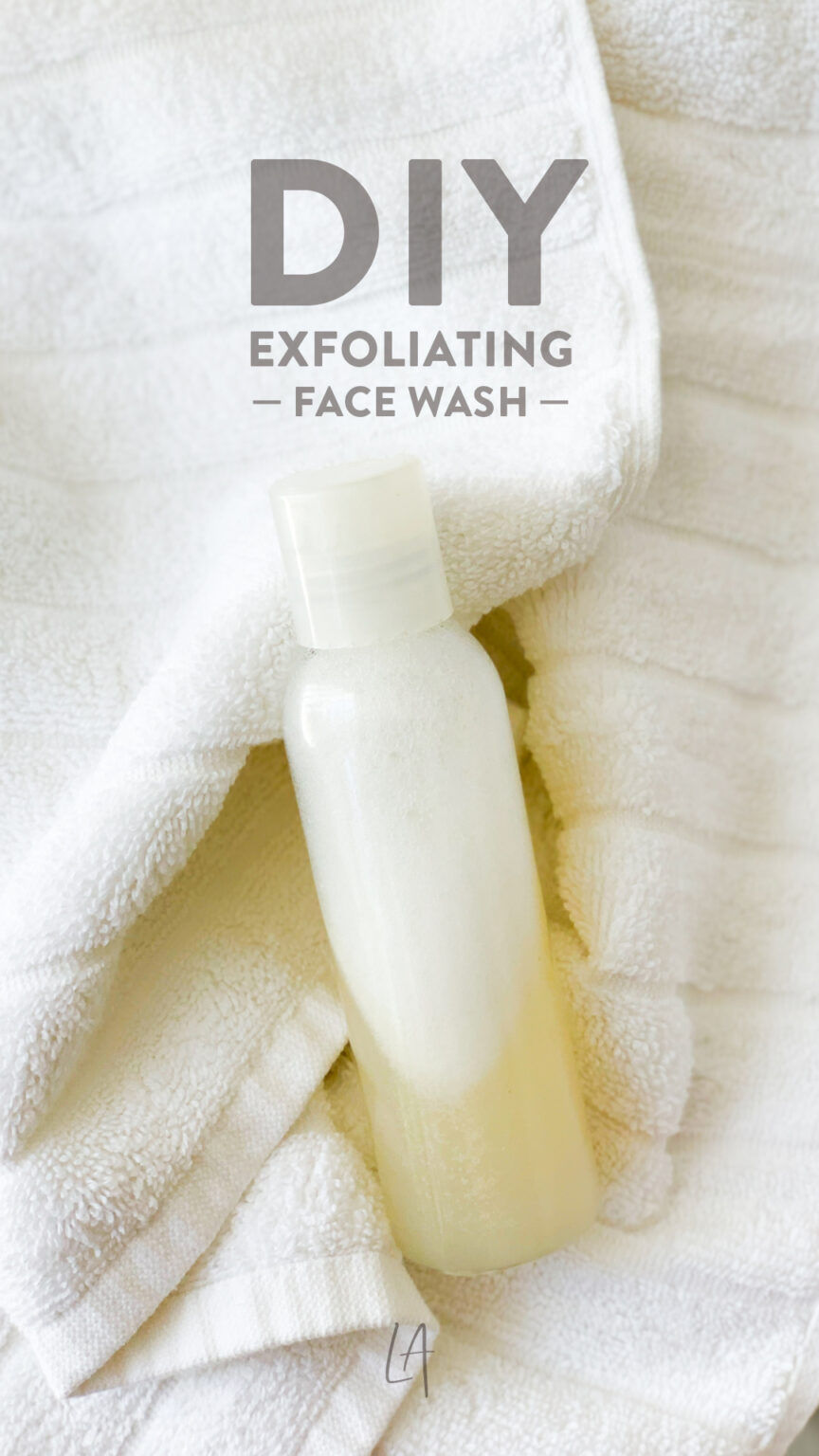 How to make DIY Exfoliating face wash - LAurenrdaniels - Exfoliate much?